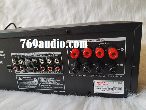 Amply Jarguar PA 303 Gold Classic | Amply Karaoke chính hãng,